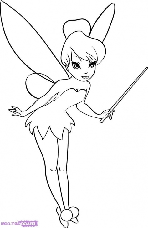Incredible Tinkerbell Pencil Drawing Tutorials Peter Pan Tinkerbell ...