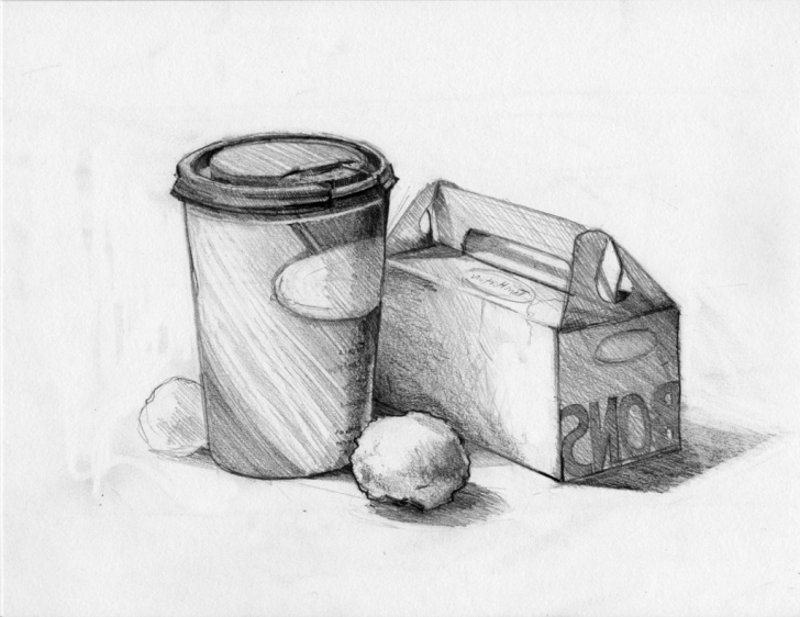 Best Simple Still Life Drawing Tutorials Still Drawing Sketch And Easy ...