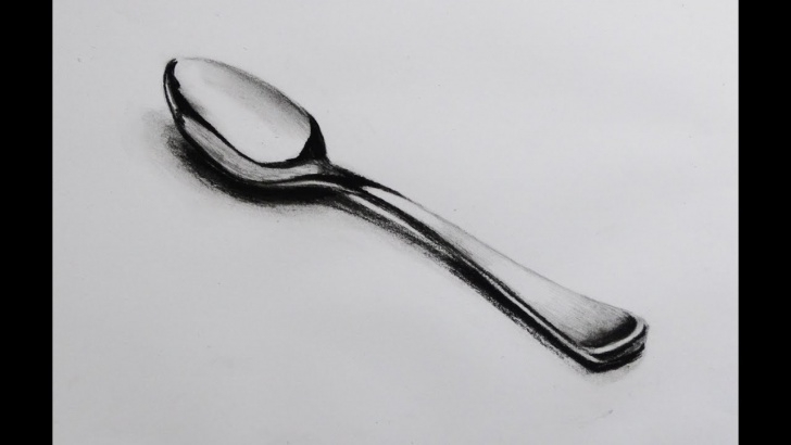 Spoon Pencil Drawing | ProDrawingClub - Pencil Art Drawing
