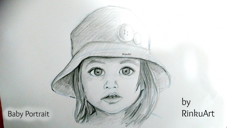Excellent Baby Pencil Sketch Courses How To Draw A Cute Baby Portrait ...