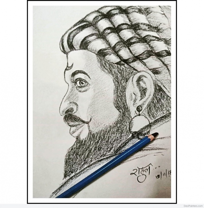 Shivaji Maharaj Pencil Sketch | ProDrawingClub - Pencil Art Drawing