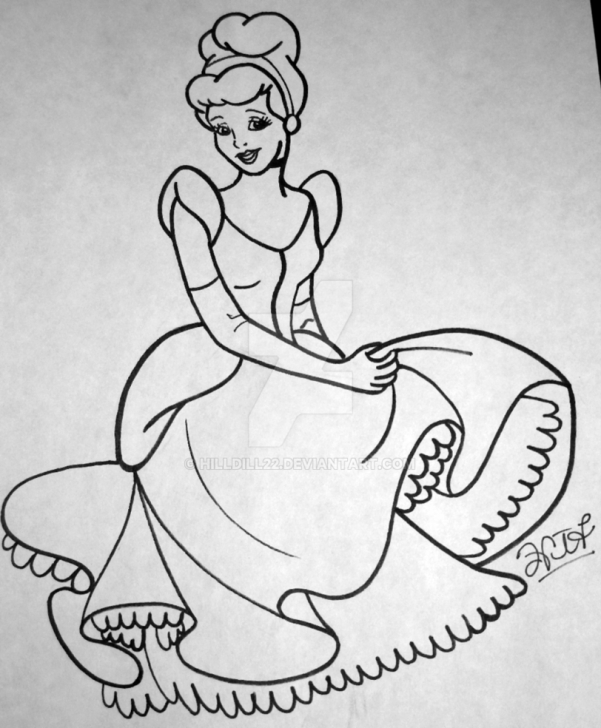 Cinderella Pencil Drawing | ProDrawingClub - Pencil Art Drawing