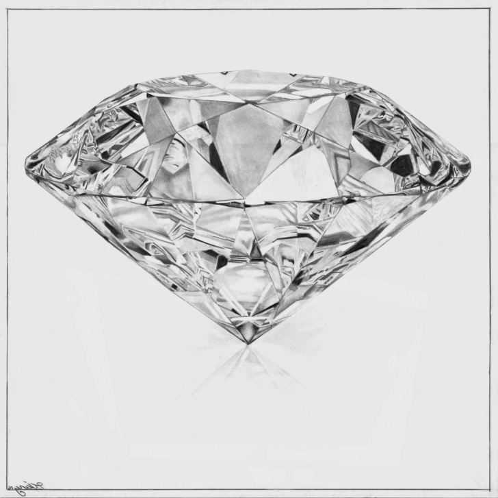 Popular Diamond Pencil Drawing Tutorial Diamond Drawing, Pencil, Sketch ...