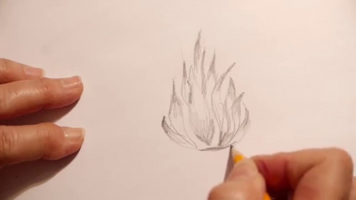 Learning Fire Pencil Drawing Lessons How To Draw Fire Picture ...