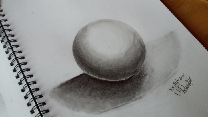 Most Inspiring 3D Pencil Shading Lessons How To Draw A 3D Sphere Using ...