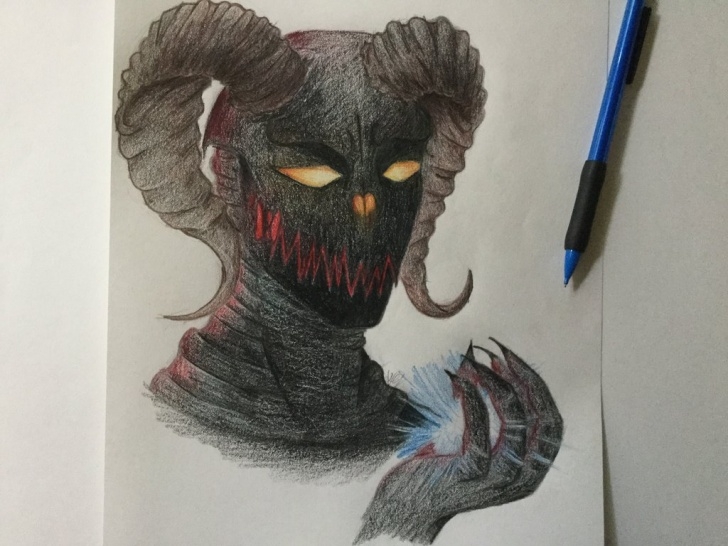 Most Inspiring Demon Pencil Drawing Techniques for Beginners Demon ...