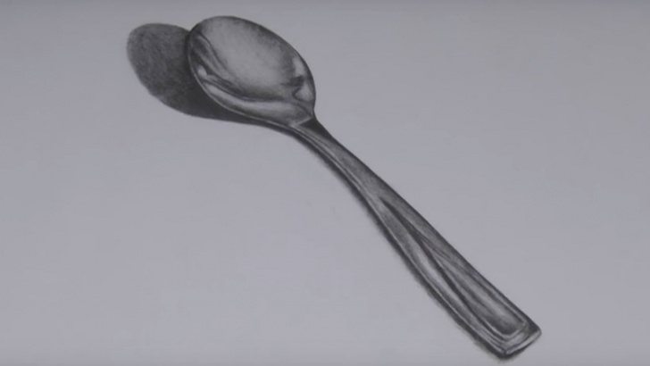 Spoon Pencil Drawing | ProDrawingClub - Pencil Art Drawing
