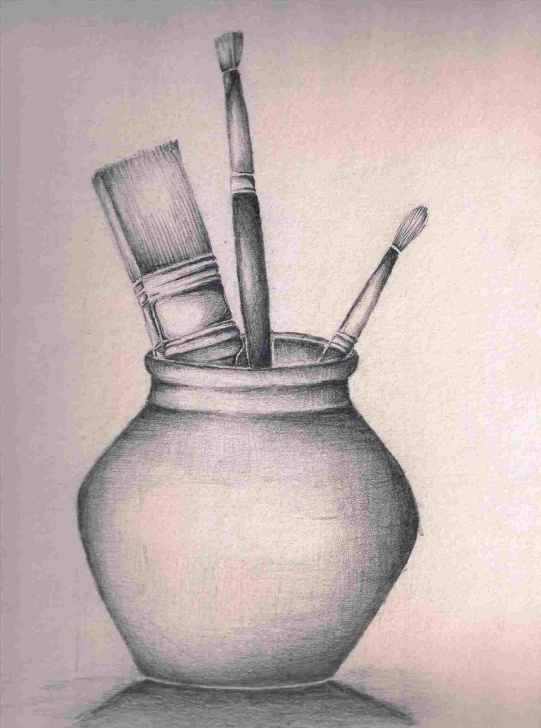 Remarkable Still Life Pencil Shading Simple Still Life Drawing With ...