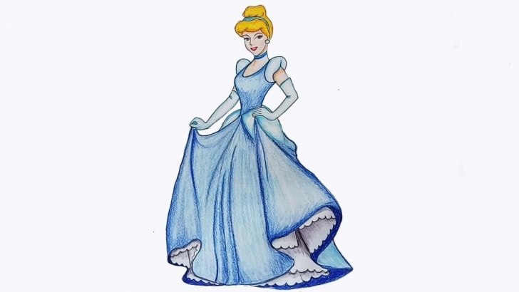 Cinderella Pencil Drawing | ProDrawingClub - Pencil Art Drawing