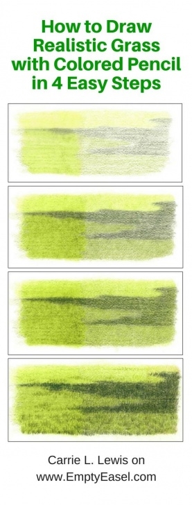 Stunning Drawing Grass With Colored Pencil Simple Draw Realistic Grass ...