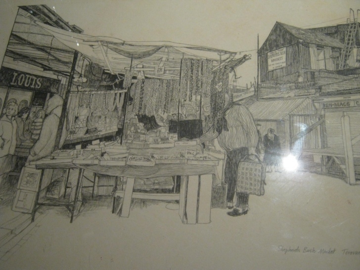 Market Pencil Drawing | ProDrawingClub - Pencil Art Drawing