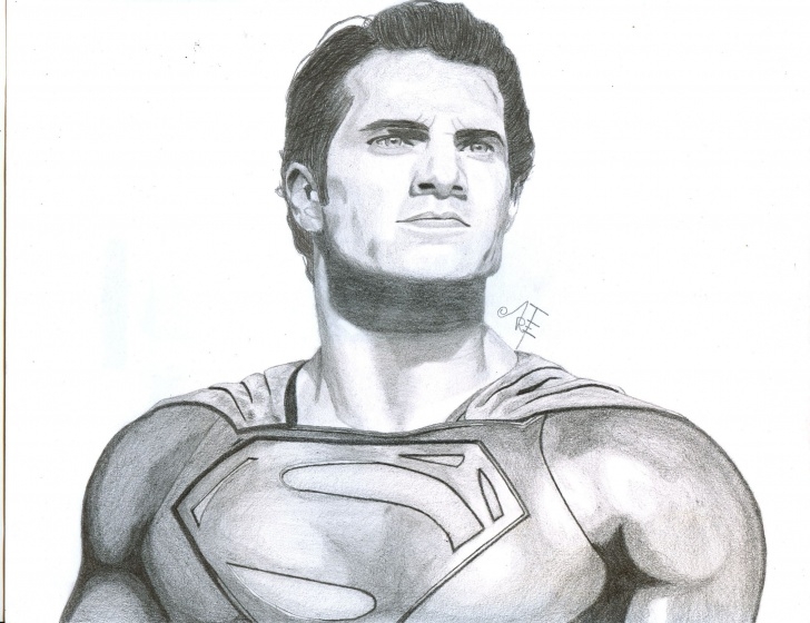 Superman Pencil Sketch | ProDrawingClub - Pencil Art Drawing