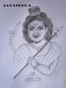 The Best God Pencil Drawing for Beginners Pencil Sketch Of God Murugan ...