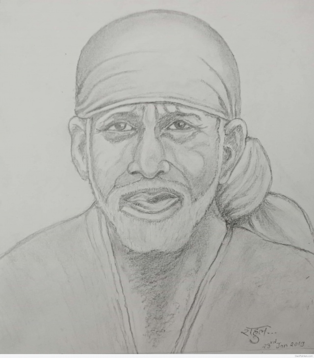 Sai Baba Pencil Drawing | ProDrawingClub - Pencil Art Drawing